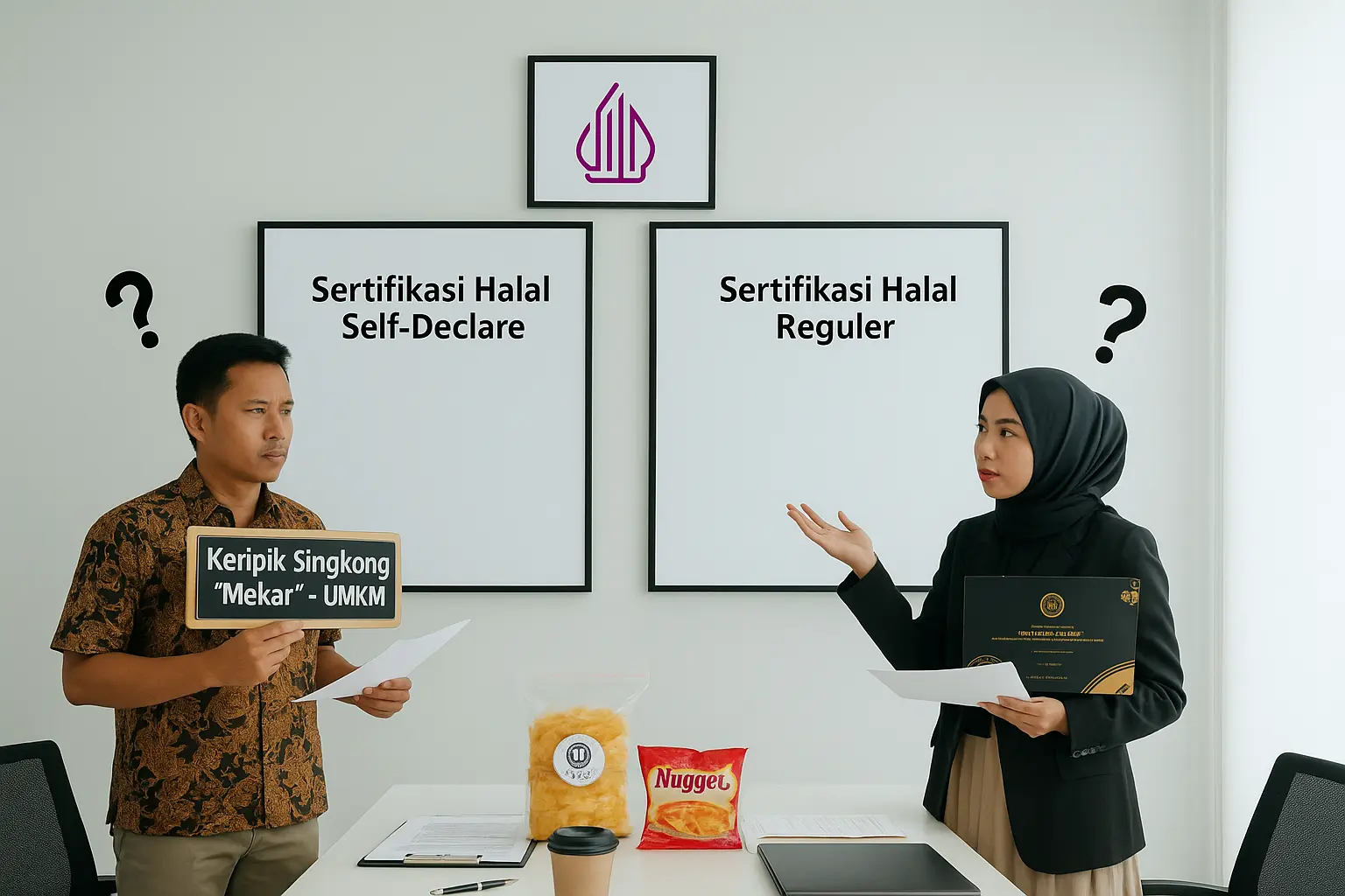 Perbedaan Sertifikasi Halal Self Declare dan Reguler | Artikel | Think ...