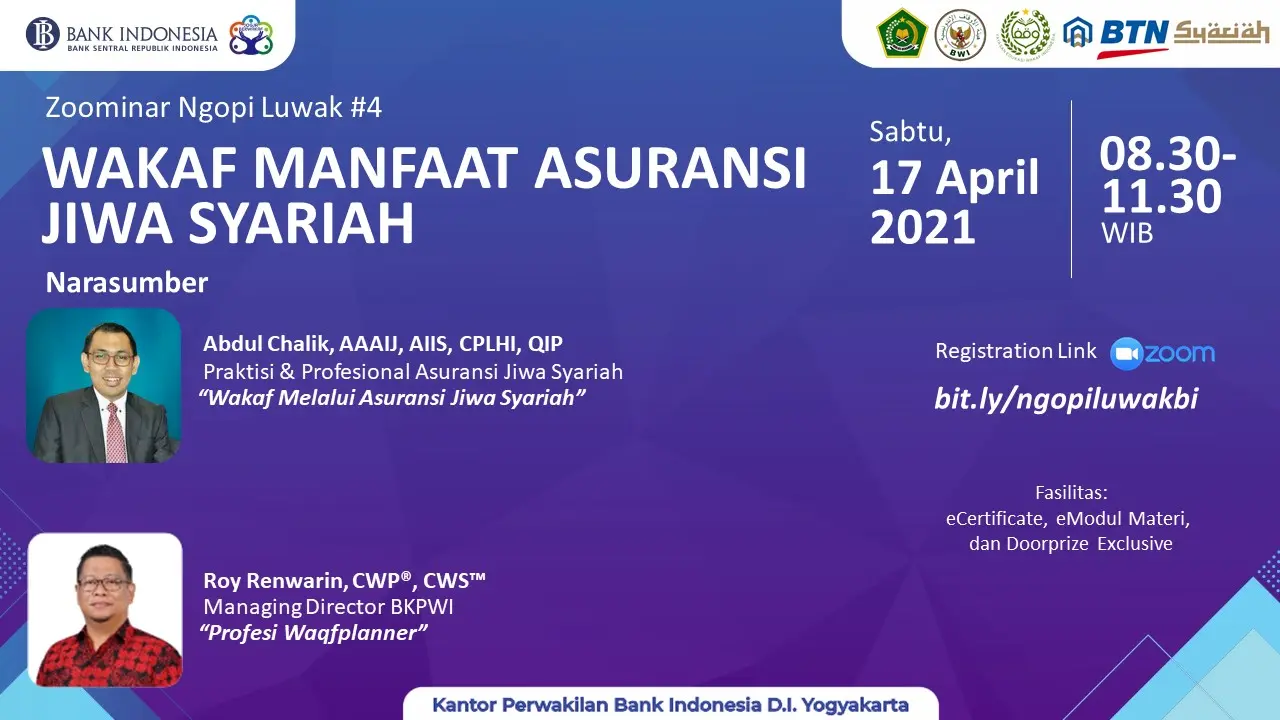 NGOPILUWAK #4 – WAKAF MANFAAT ASURANSI JIWA SYARIAH | Artikel | YEWI