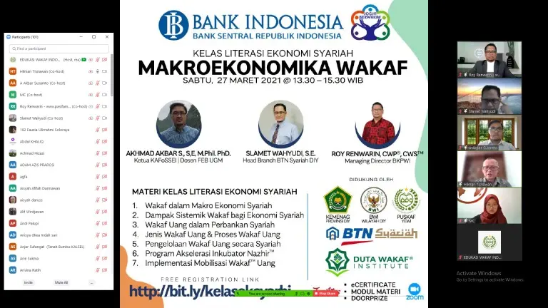 KELAS LITERASI EKONOMI SYARIAH BANK INDONESIA 2 – MAKROEKONOMIKA WAKAF ...